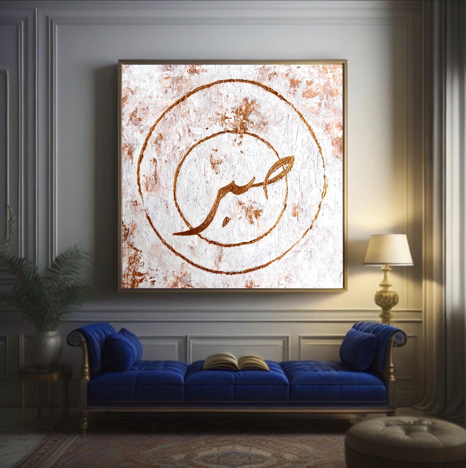 Sabr Arabic Calligraphy | Original Hand Painted Acrylic Wall Art ...