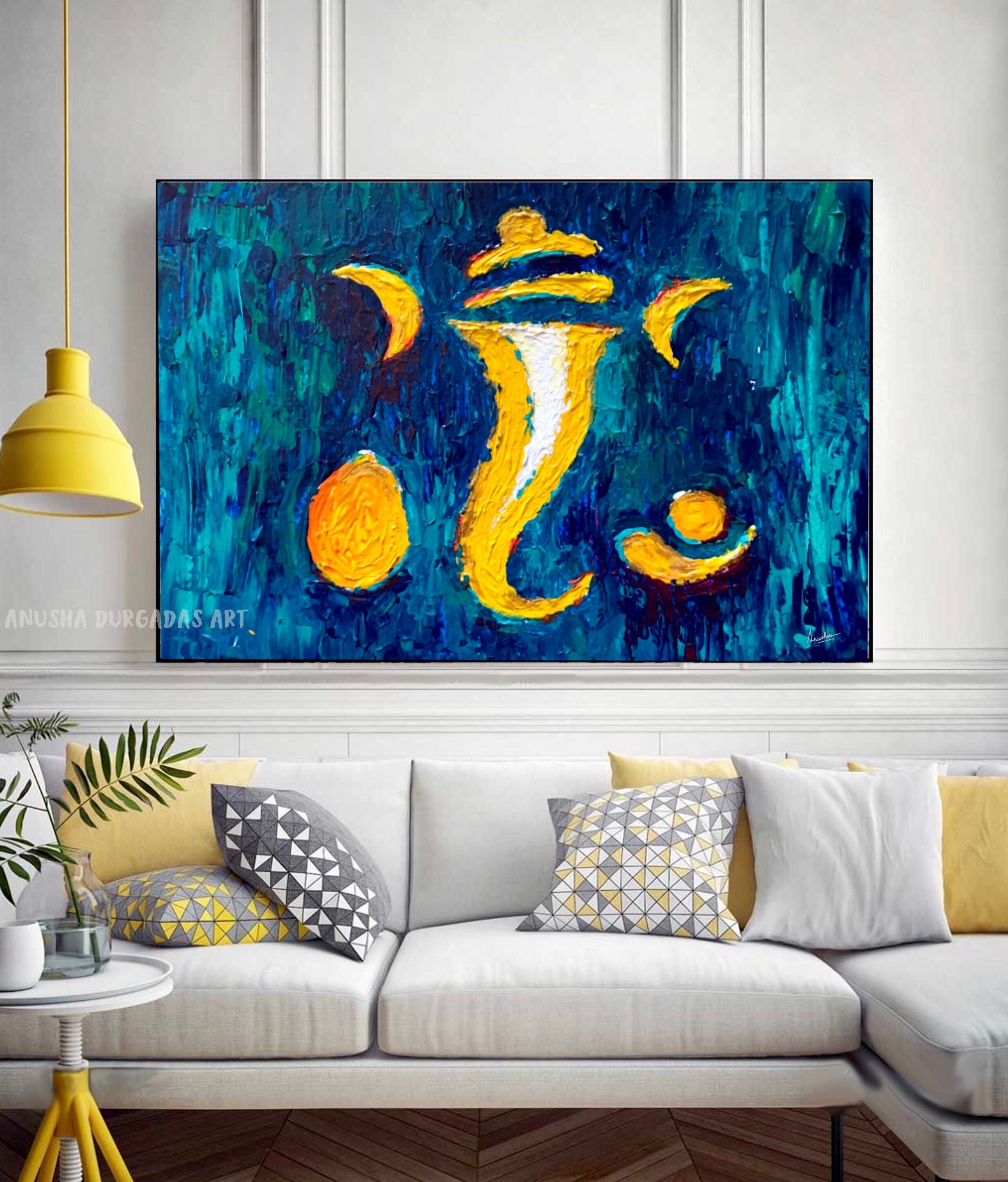 Lord Ganesha Paintings Modern