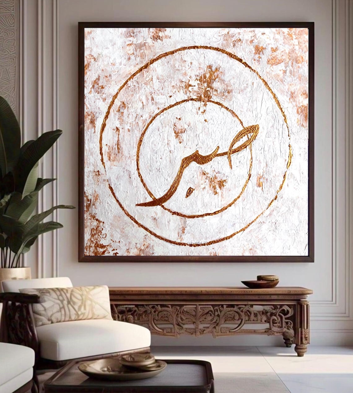 Sabr Arabic Calligraphy | Original Hand Painted Acrylic Wall Art ...