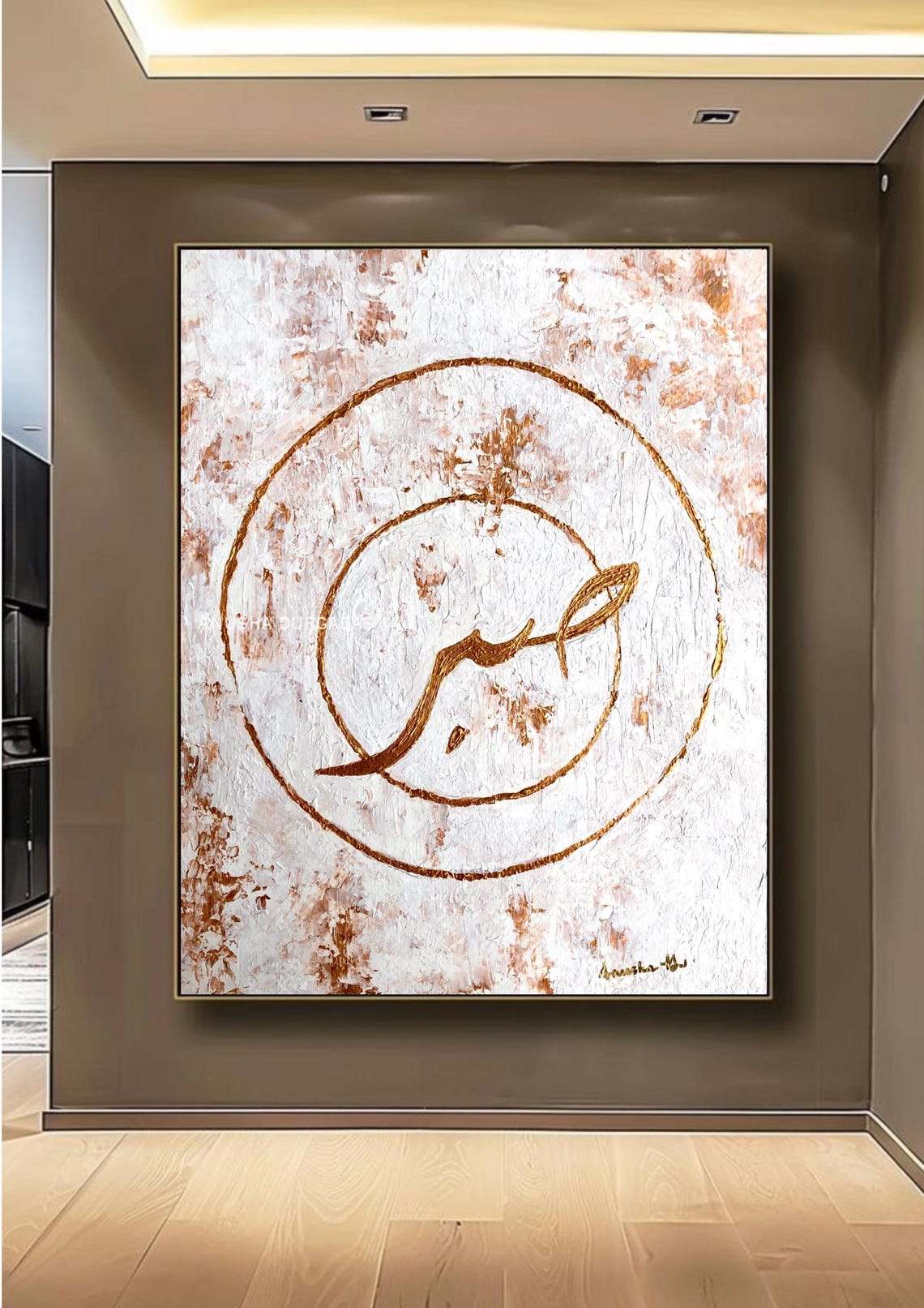 Sabr Arabic Calligraphy | Original Hand Painted Acrylic Wall Art ...