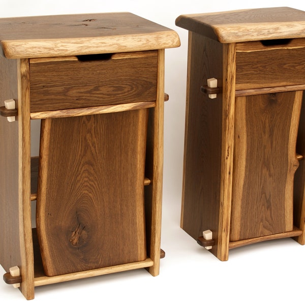 Live Edge Nightstand - Etsy Canada