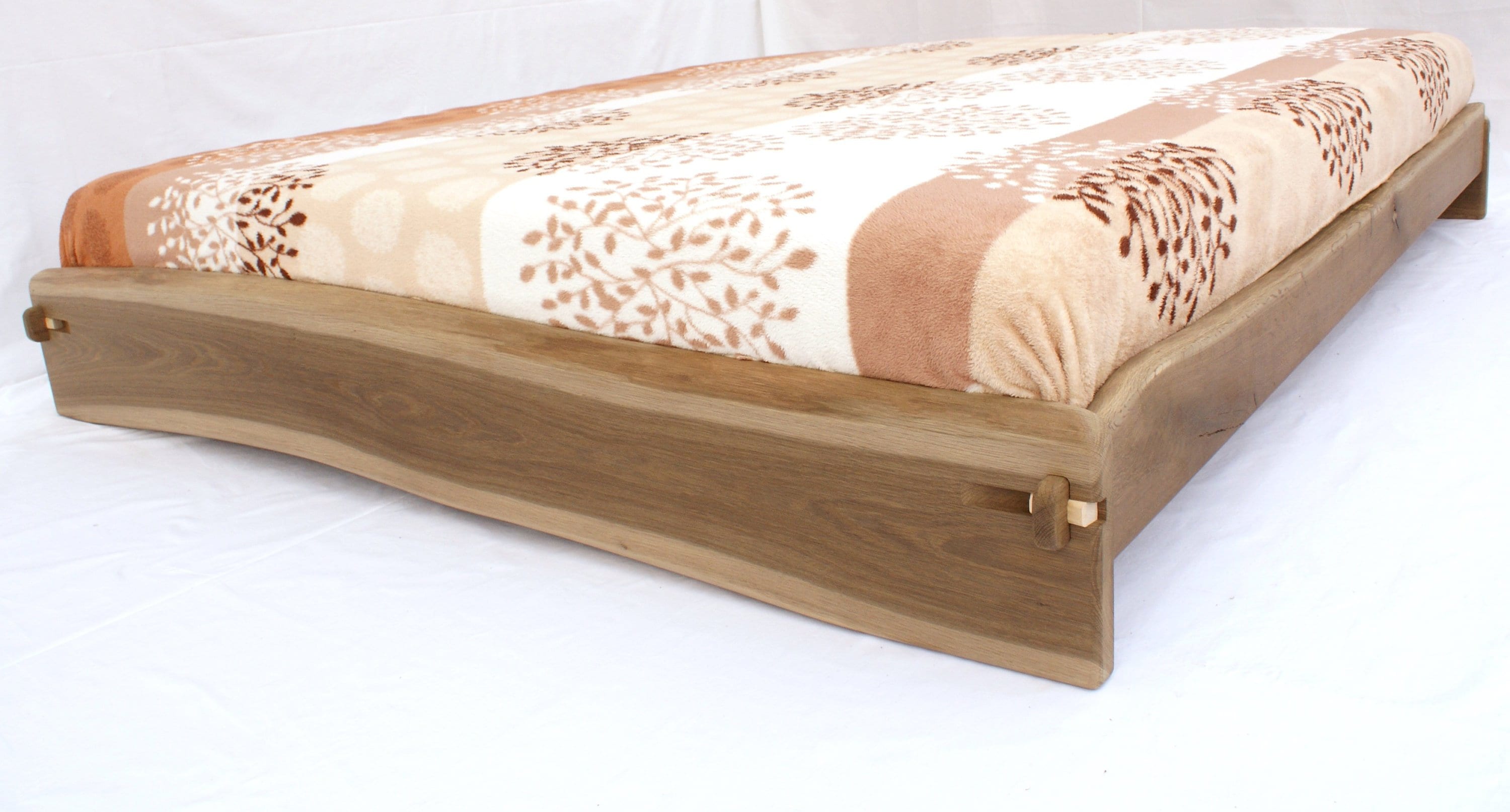 Live Edge Bed Natural Platform King Queen Any Size Bett - Etsy