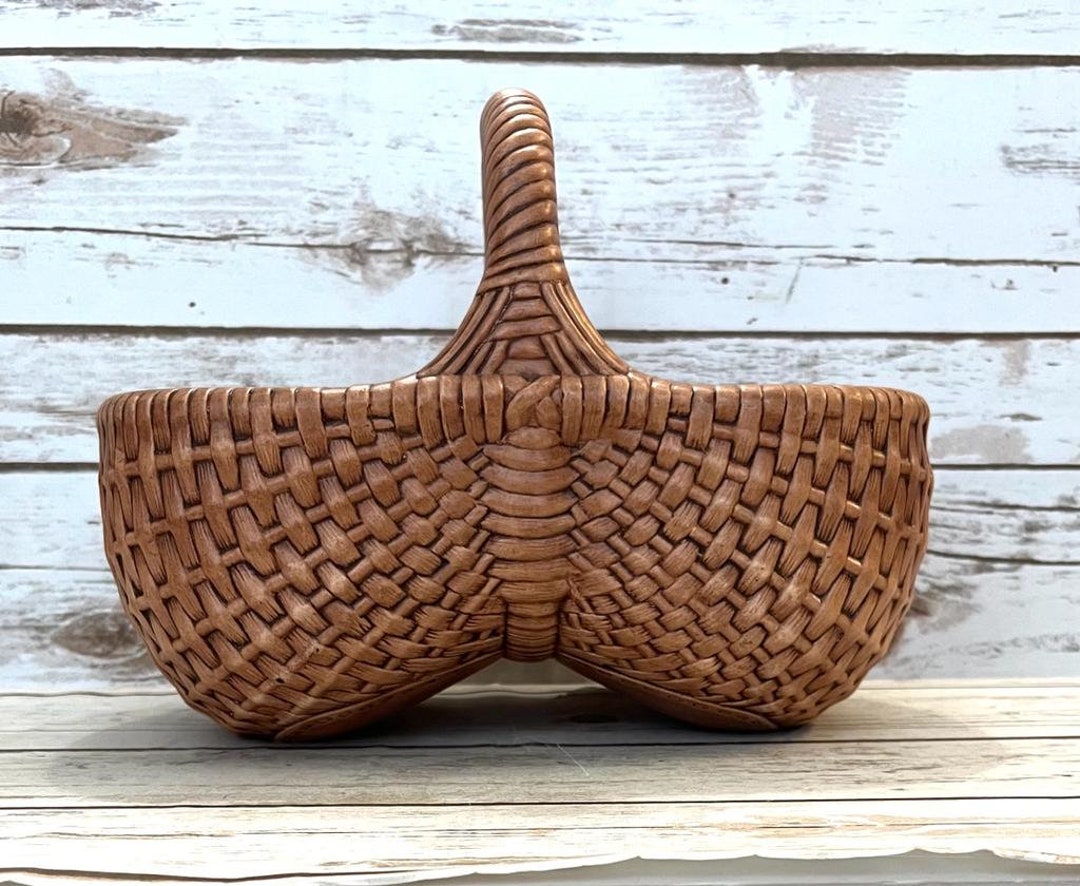 Beautiful Wood Look Basket - Etsy