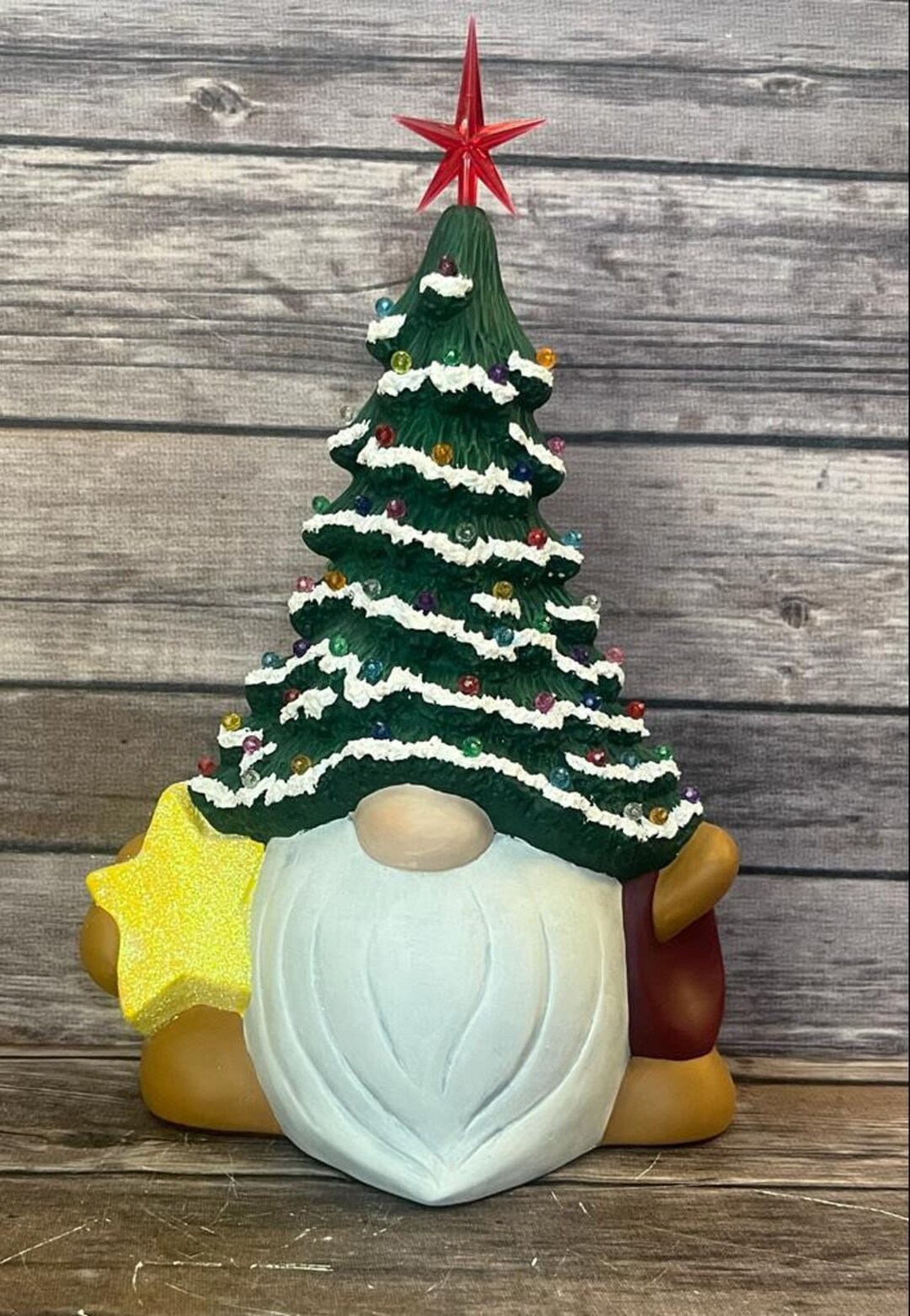 Large Gnome With Star - Etsy
