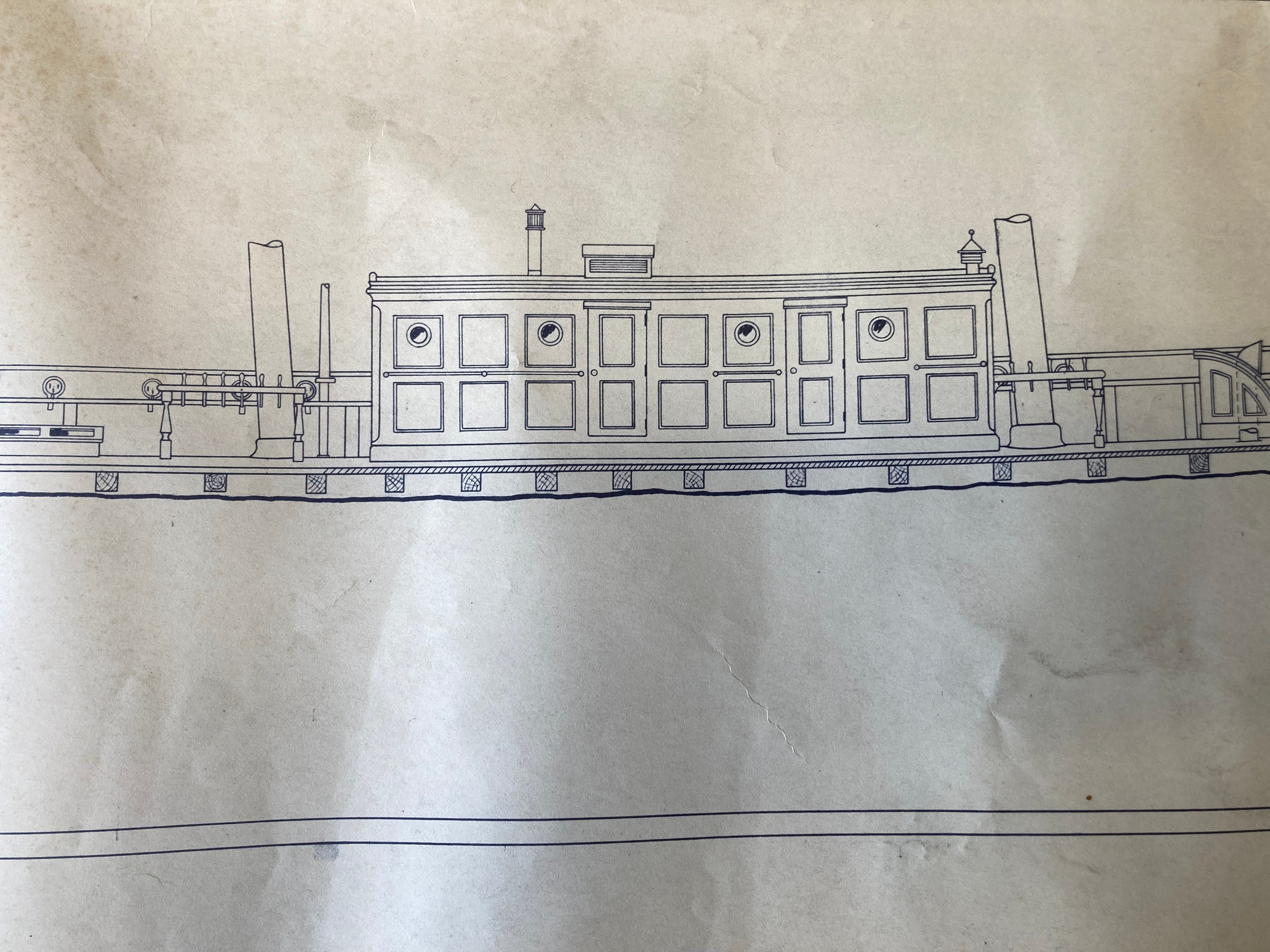 Elevation & Deck Plan of the Auxiliary Brigantine “LADY OF AVENEL ...