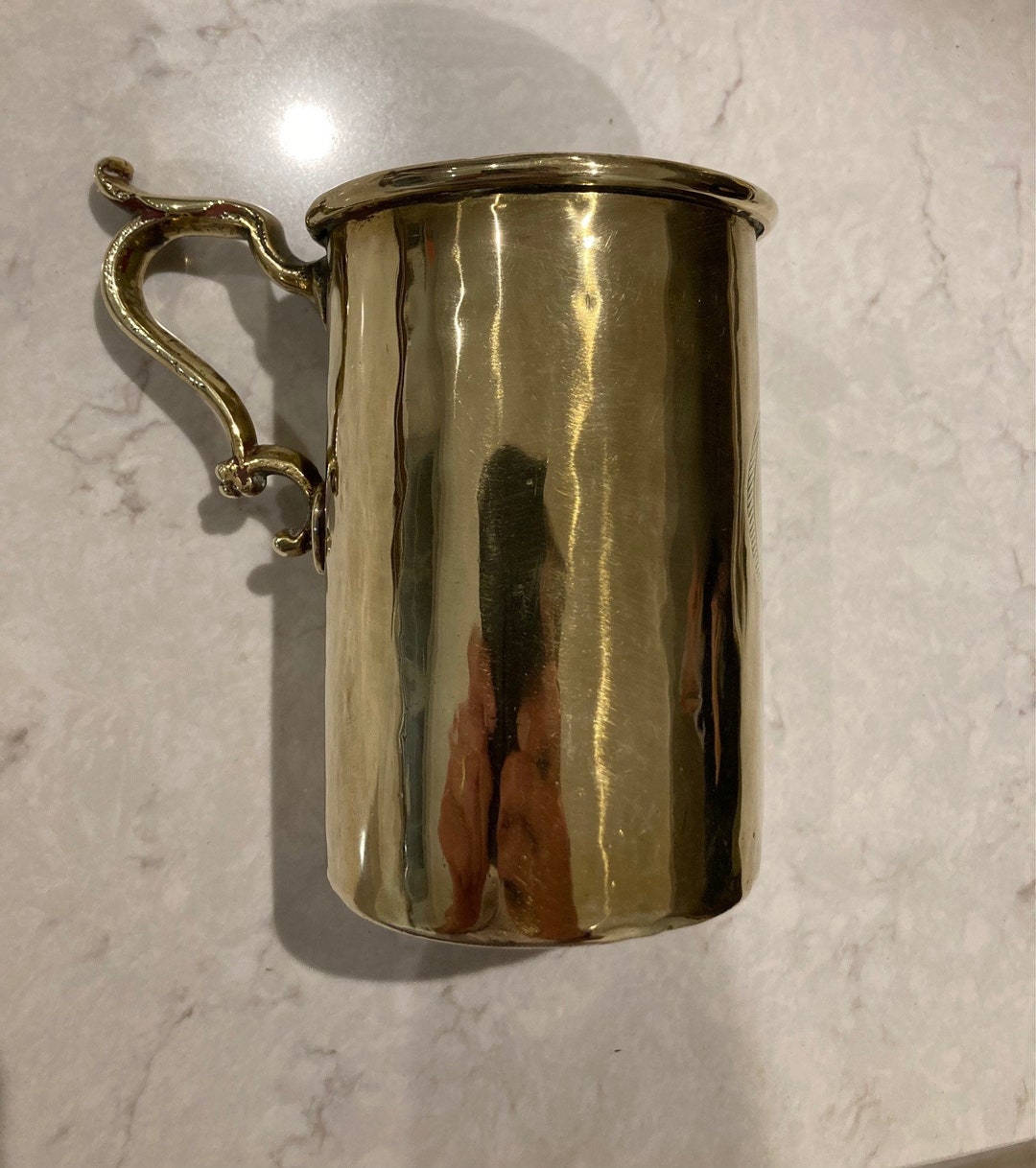 Early Brass Tankard (1800s) - Etsy