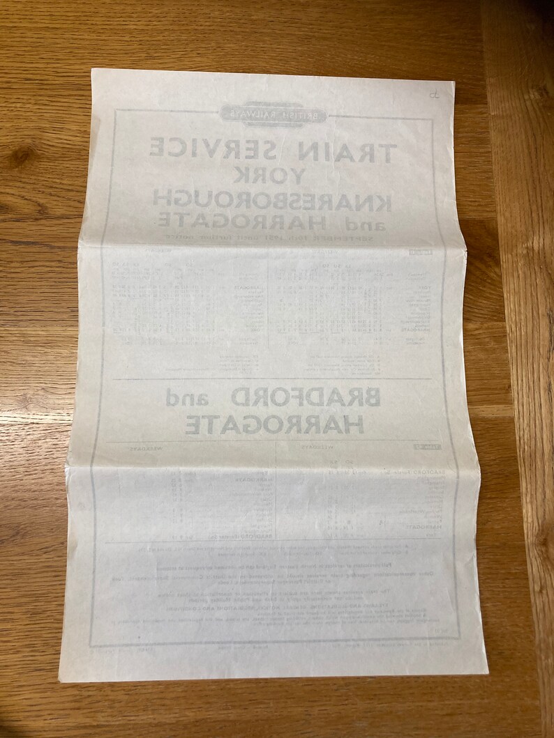 Vintage British Railway Posters (1951/52 - Etsy