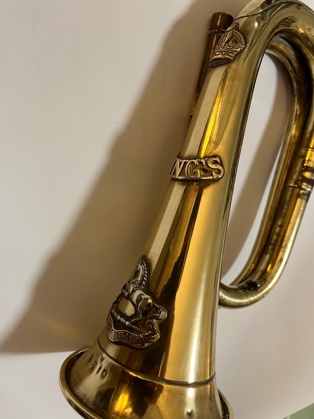 British Army WW1 Regimental Bugle - Etsy