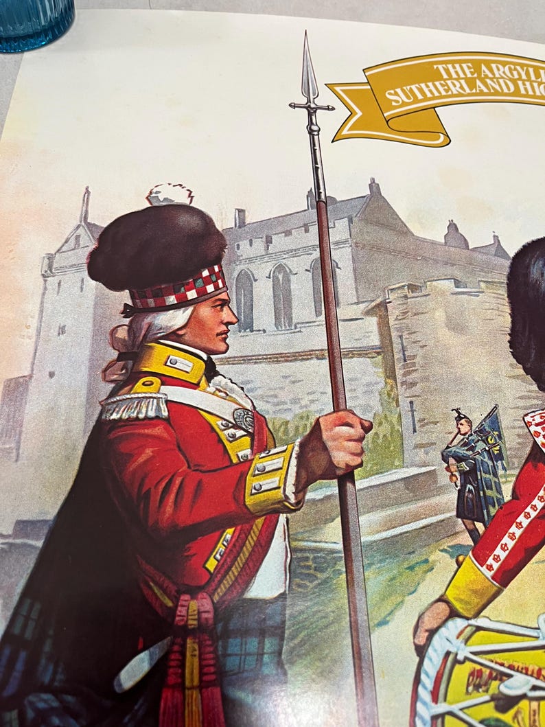 Argyll & Sutherland Highlanders Poster (59cm X 43cm) - Etsy