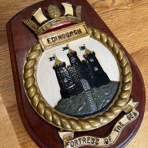 HMS Edinburgh (D97) Royal Navy Plaque - Etsy UK
