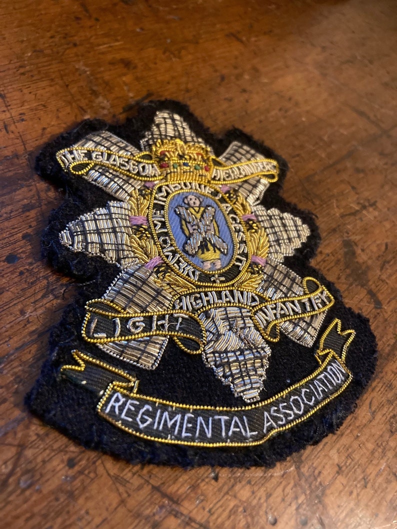 Highland Light Infantry Blazer Badge - Etsy