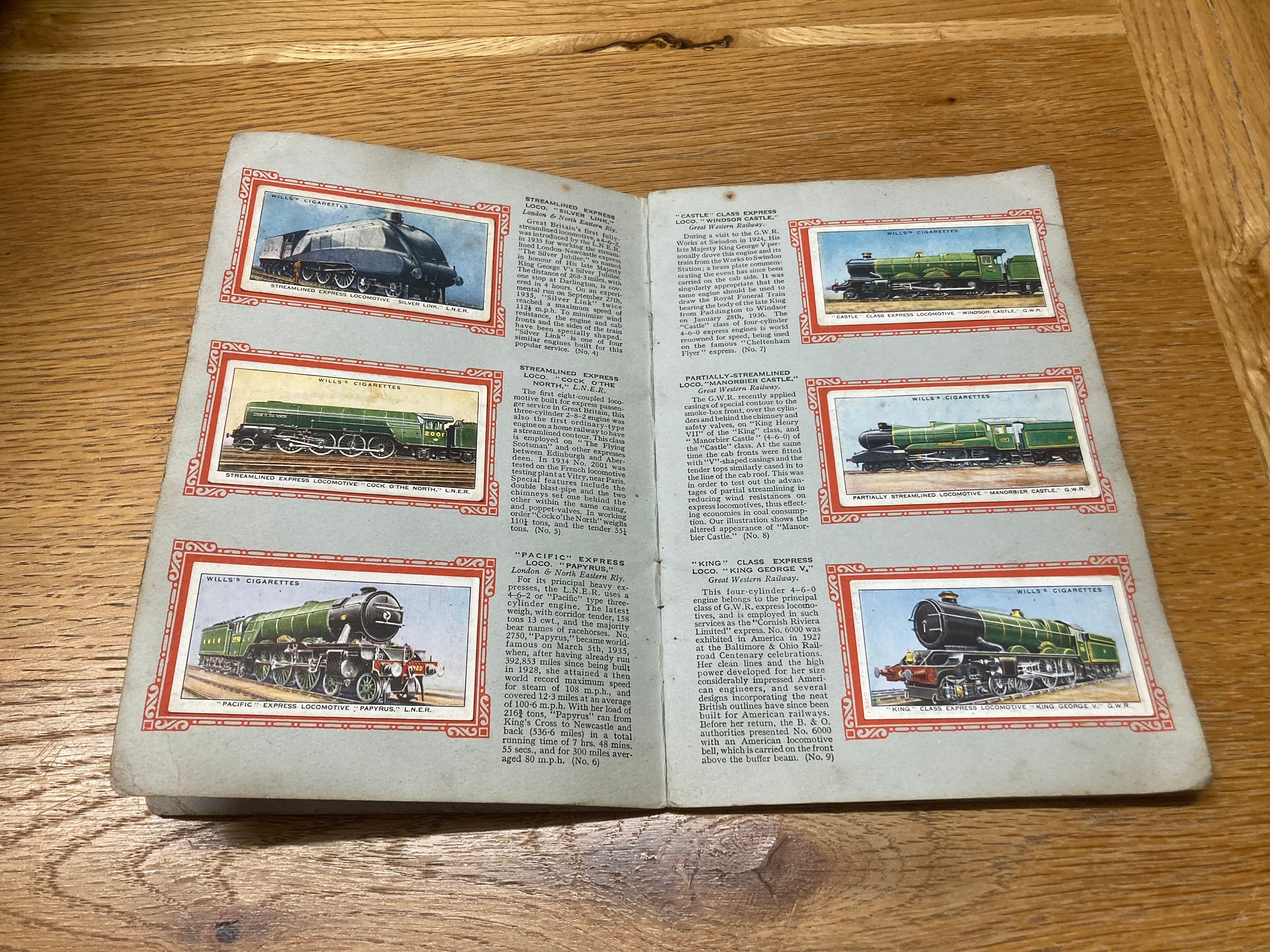 An Album of Railway Engines - Etsy