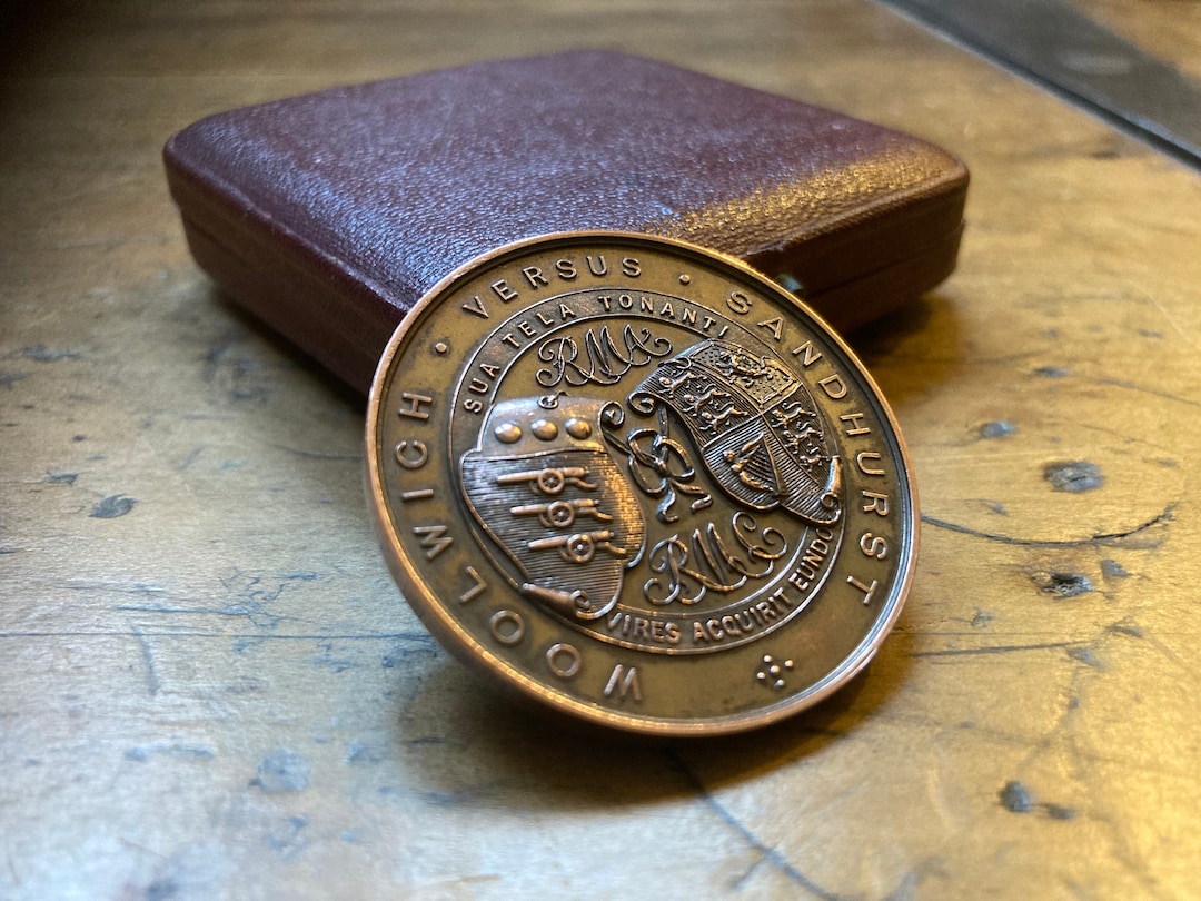 RMC Sandhurst RMA Woolwich Bronze Fencing Medal 1913 - Etsy