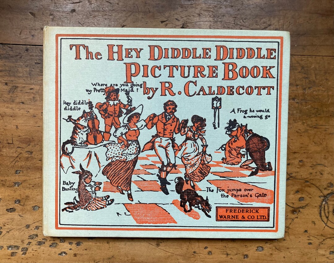 The Hey Diddle Diddle Picture Book by R. Caldecott (first Edition) - Etsy