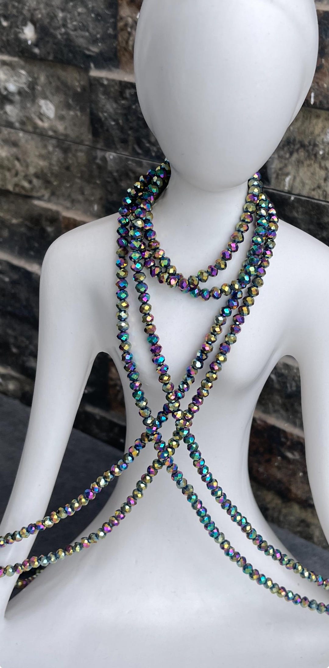 Waist Beads Waist Chain African Belly Chain Body Jewelry Track Weight ...