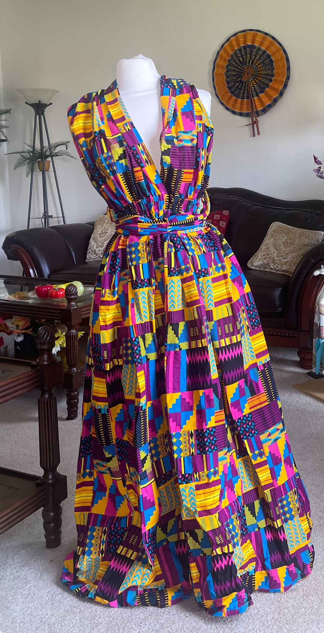 Infinity Dress , Multi Wear, Ankara Dress , African Print , Wedding ...