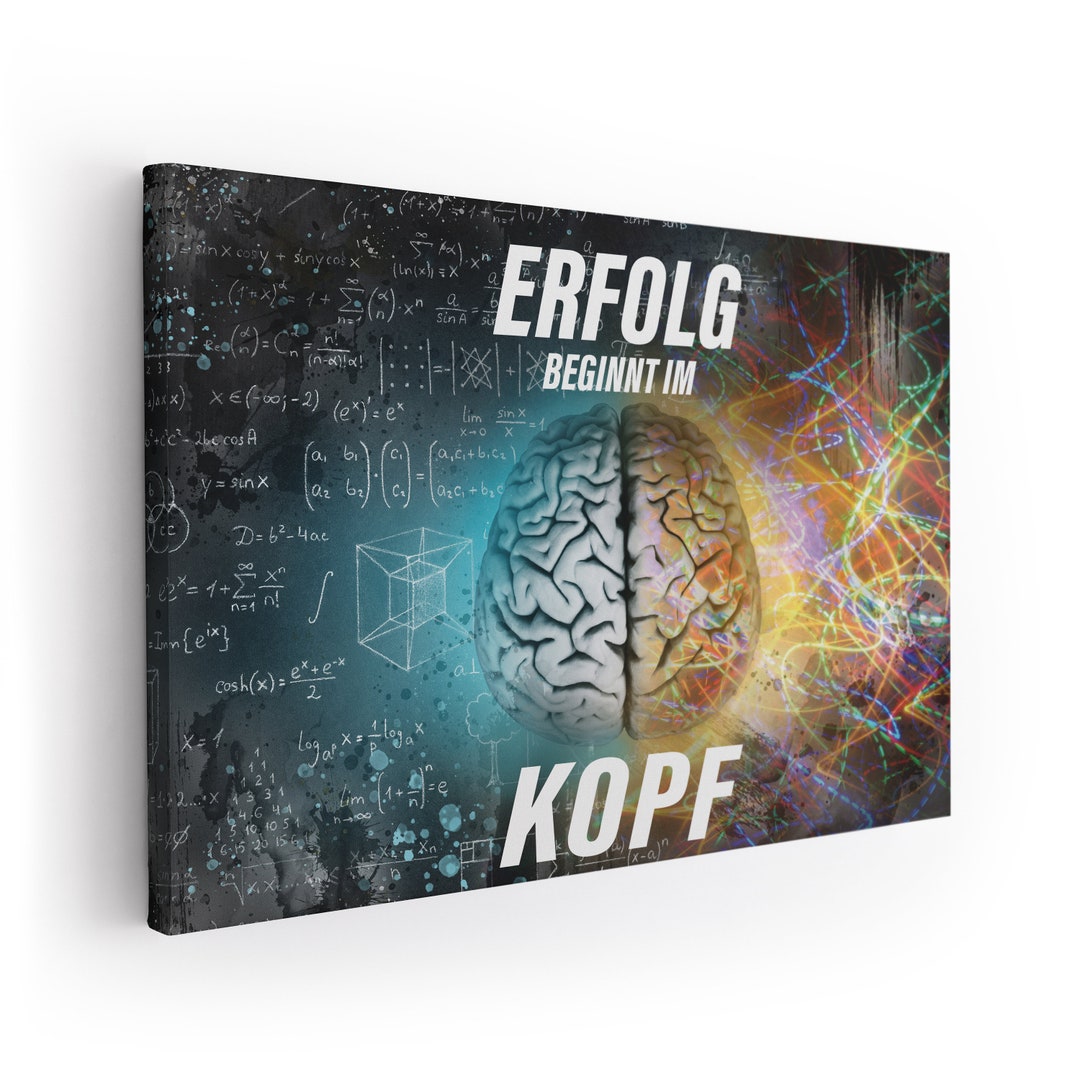 Motivational Picture Success Mural on Canvas Acrylic - Etsy