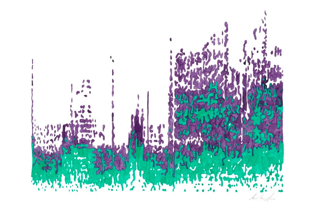Radiohead Spectrogram Print - Etsy