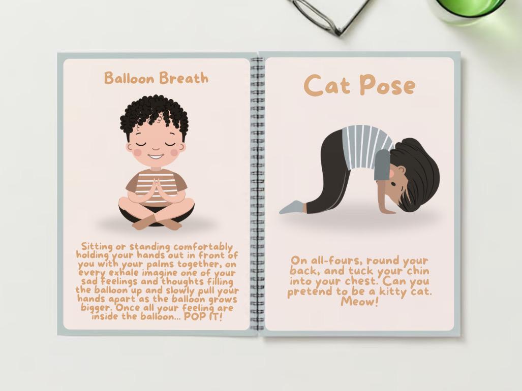 Lets Learn... Yoga Childrens Printable Learning Workbook Activity ...