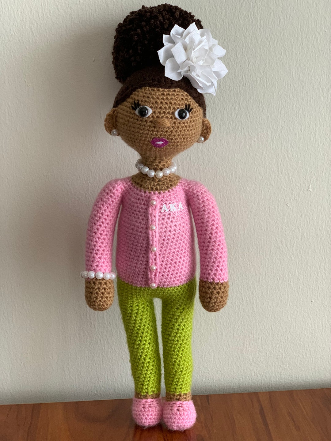 Doll, Crochet, Crochet Doll, Customized Crochet Doll, Sorority Inspired ...