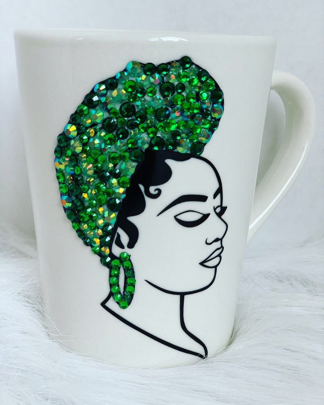 Mug Bling Mug Ceramic Mug Resin Rhinestones Coffee Cup - Etsy