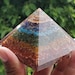 Orgonite Pyramid Emf Protection Chakra Orgone Pyramid - Etsy