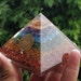 Orgonite Pyramid Emf Protection Chakra Orgone Pyramid - Etsy