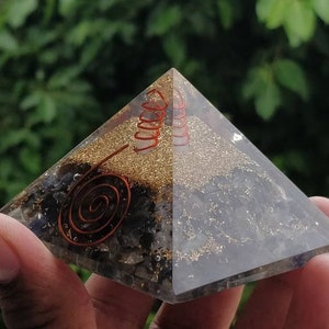 Orgone Energy Generator Pyramid Iolite Orgonite Pyramids for - Etsy