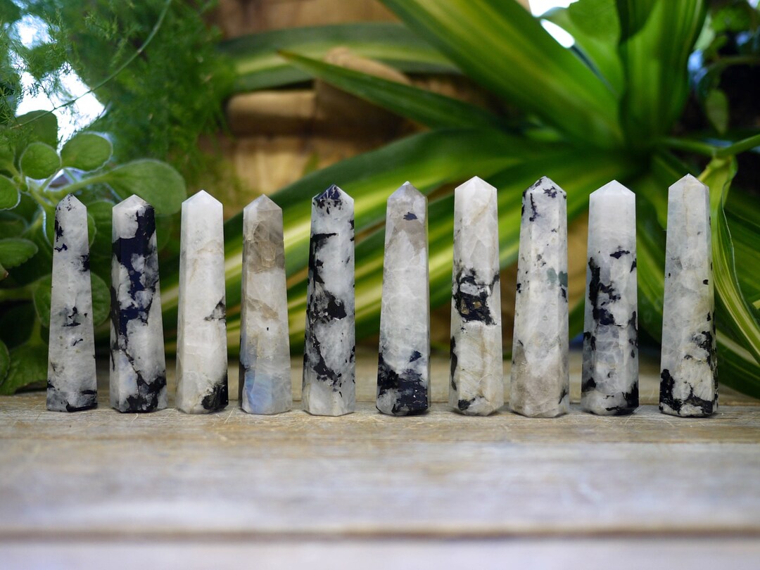 Buy 1 KG Bulk Flashy Rainbow Moonstone Gemstone Point Healing - Etsy