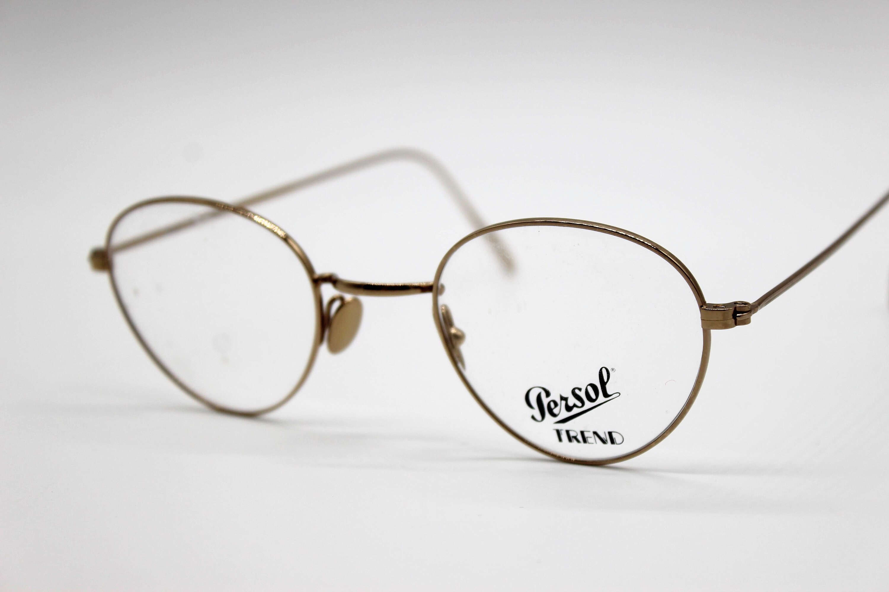 Vintage Eyeglasses Persol Ratti Trend Mod. Jule Pantos Round Metal ...