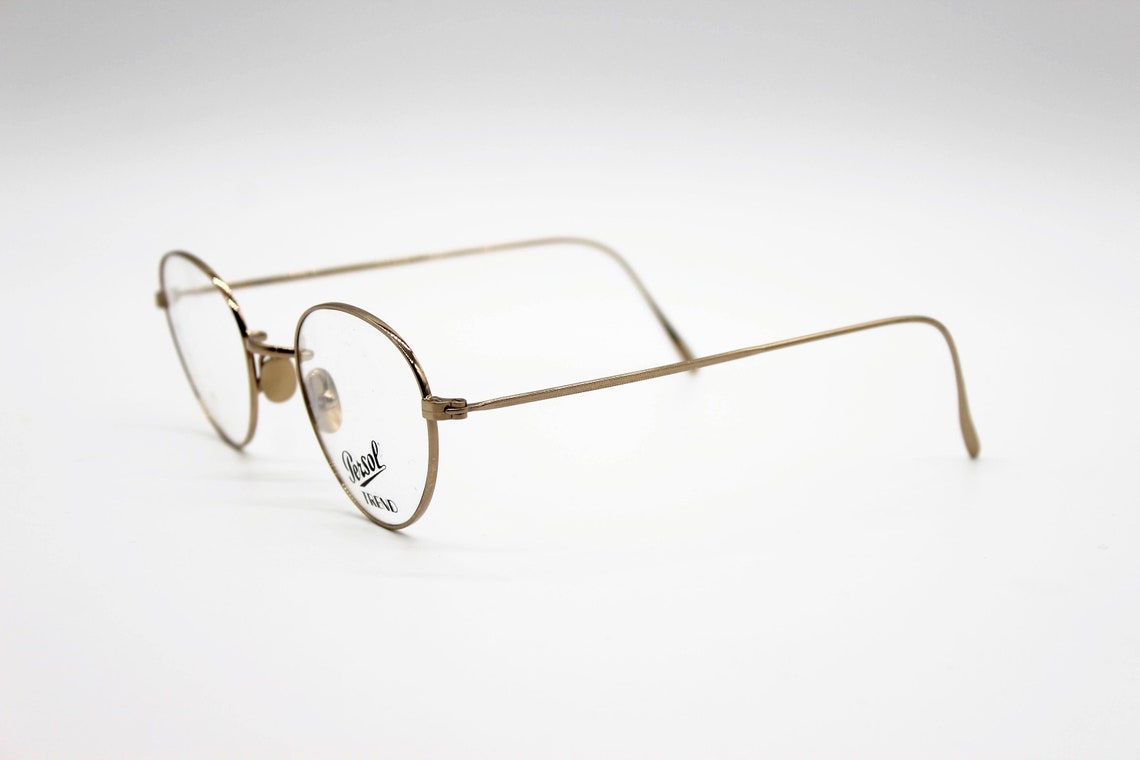 Vintage Eyeglasses Persol Ratti Trend Mod. Jule Pantos Round Metal ...