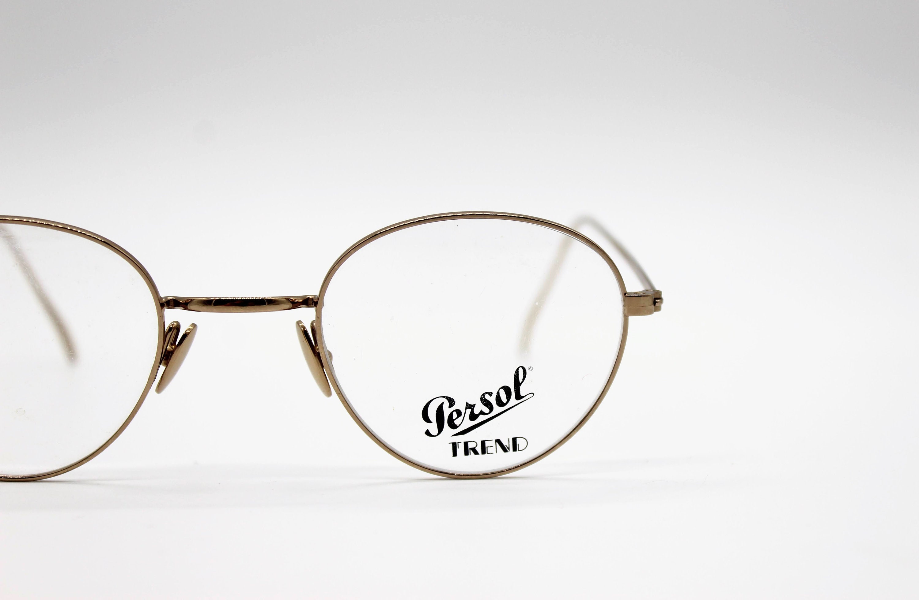 Vintage Eyeglasses Persol Ratti Trend Mod. Jule Pantos Round Metal ...