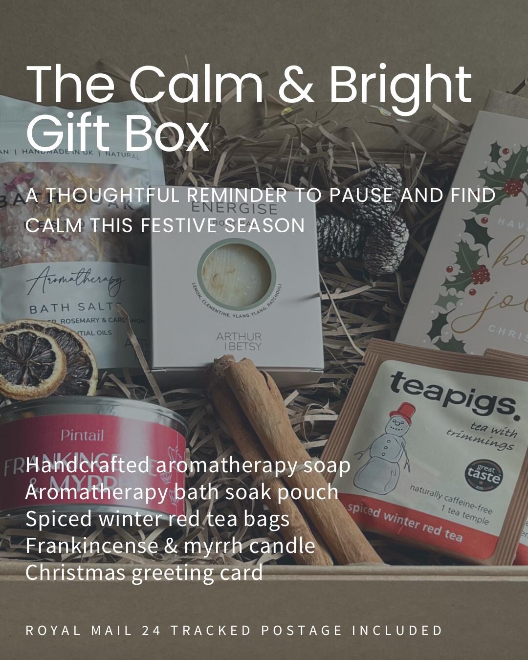 Calm & Bright Gift Box | A Luxury Wellbeing Christmas Gift - Etsy