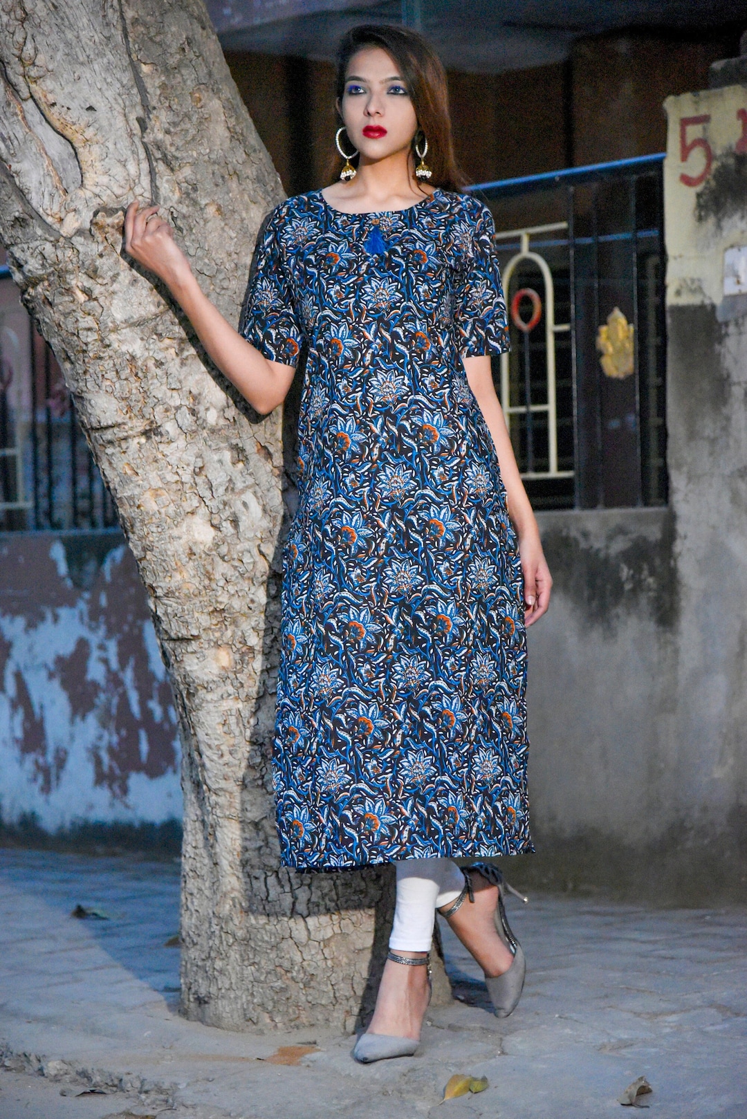 Ladies Tunic Tops Indian Kurta for Women Home Wear Kurti Top - Etsy