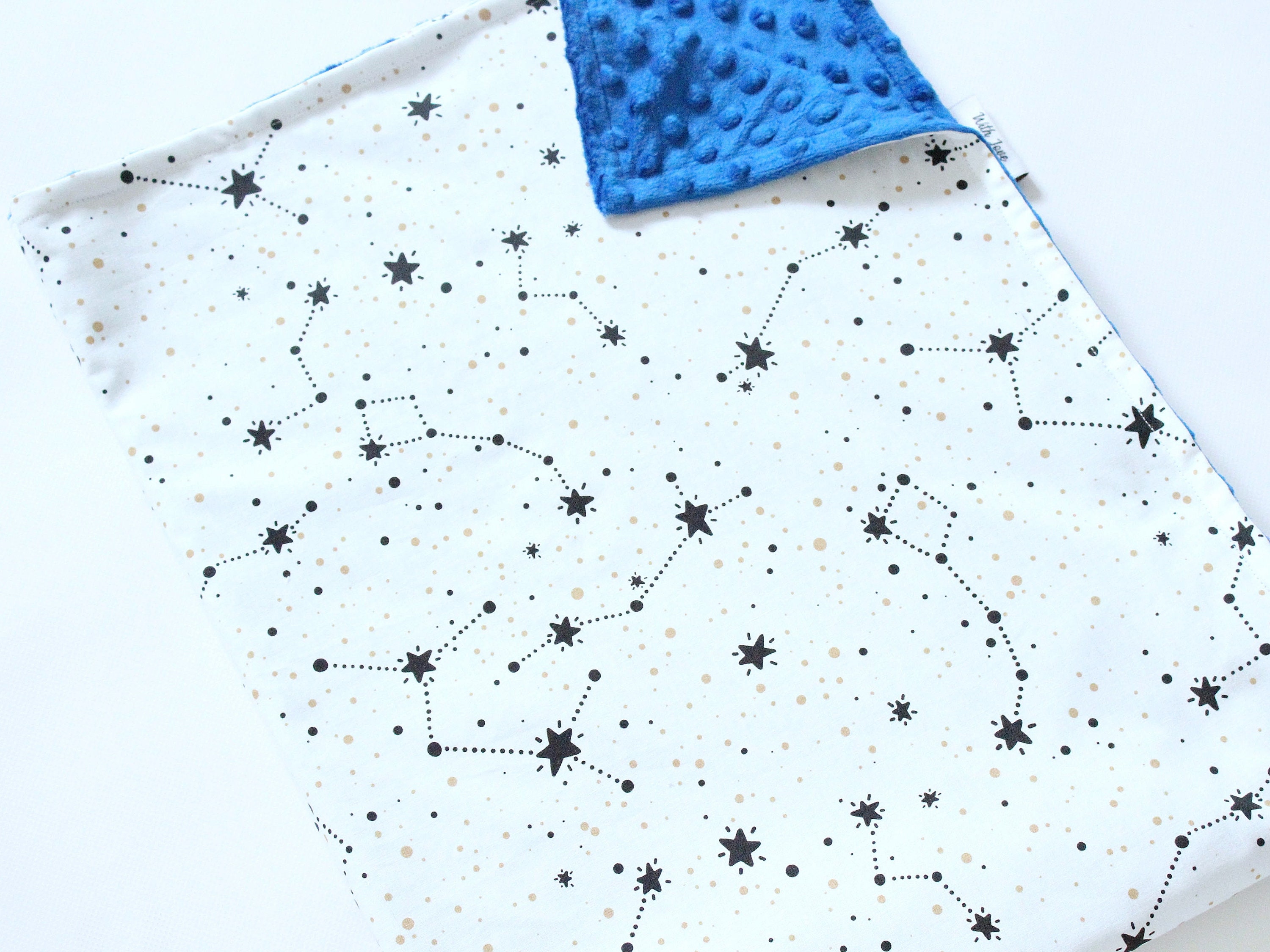Constellation Baby Blanket: Personalized Minky Throw, Space Nursery ...