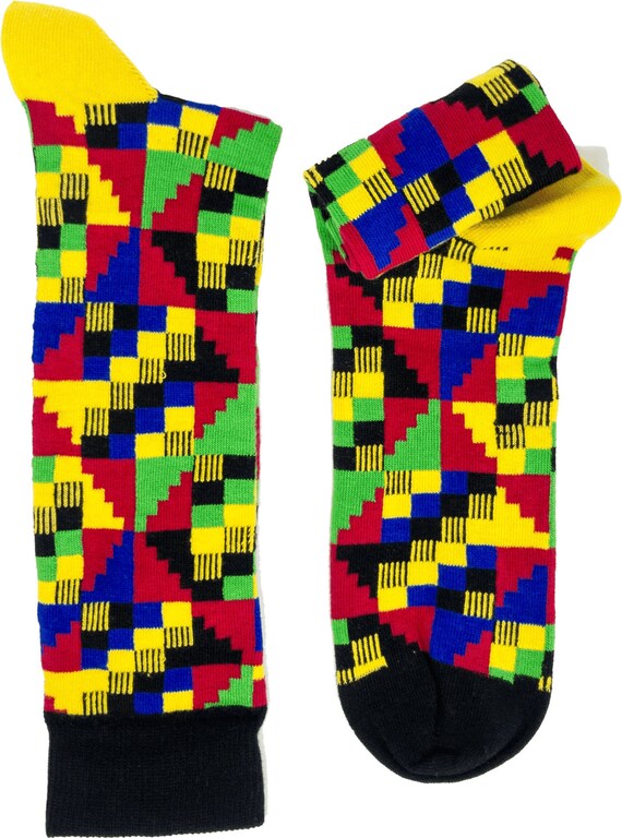 Afrisocks Kente Socks dumsor | Etsy