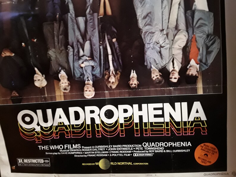 The Who "quadrophenia" Movie Poster 1979 - Etsy