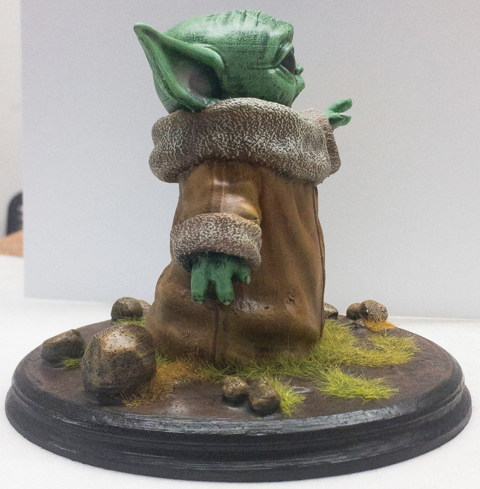 Baby Yoda Statue - Etsy