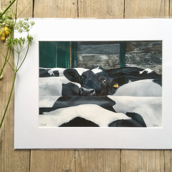 Holstein Cow Art - Etsy Canada