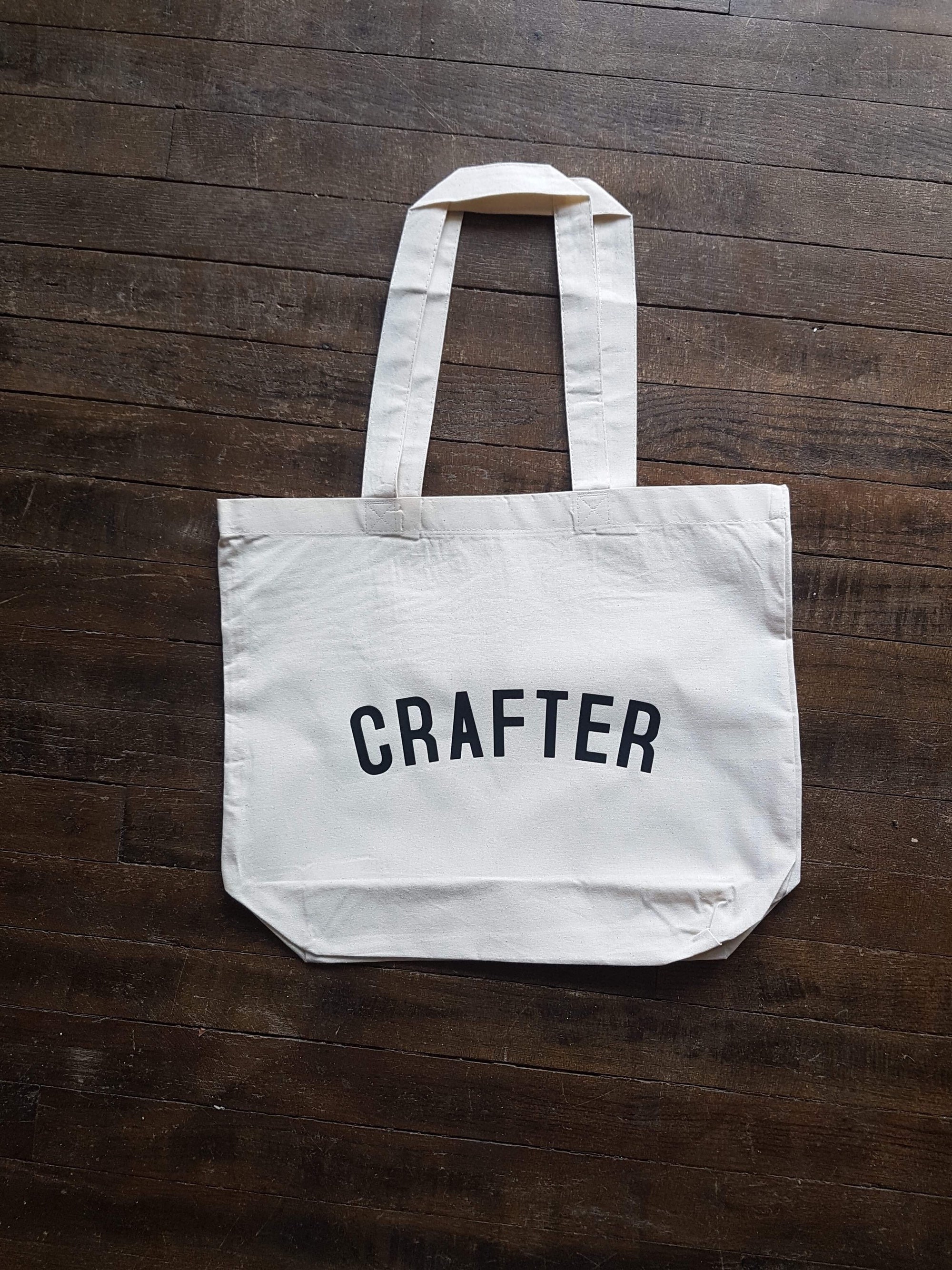 MAKER Bag // Tote Bag With Stitcher Logo // Fairtrade Organic Cotton ...
