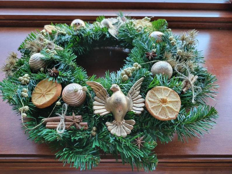 Christmas Centerpiece for Dining Table Decor Advent Wreath - Etsy