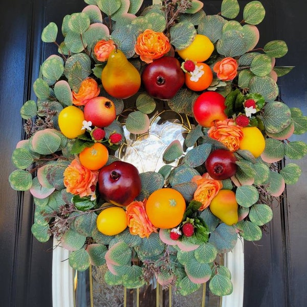 Fruit Wreath - Etsy