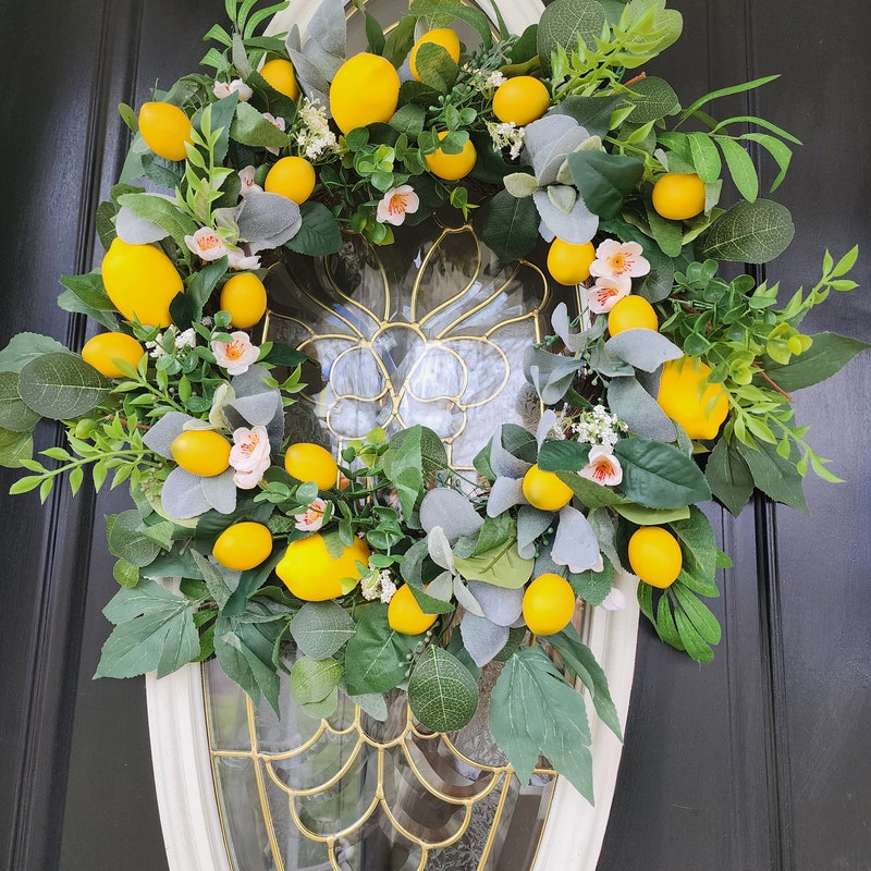 Lemon Wreath - Etsy