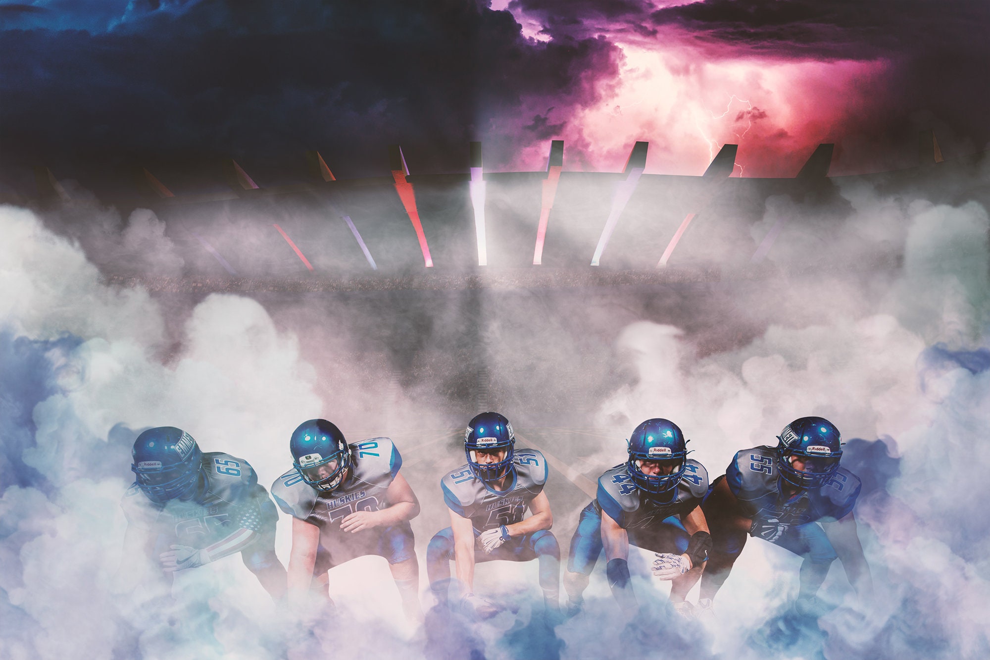 Football Backdrop Football Stadium Sport Background Digital - Etsy