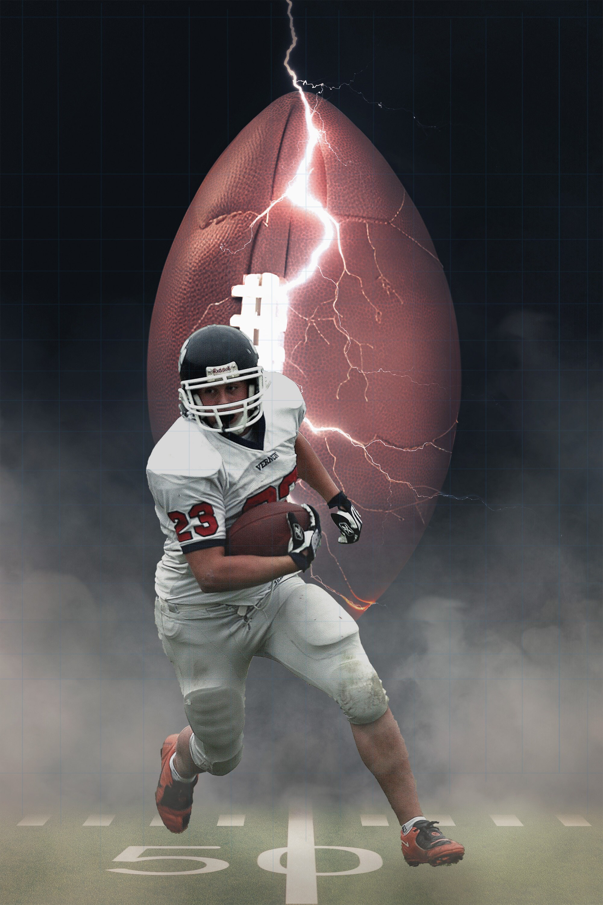 Football Backdrop, Sport Background, Digital Backdrop, Football Field ...