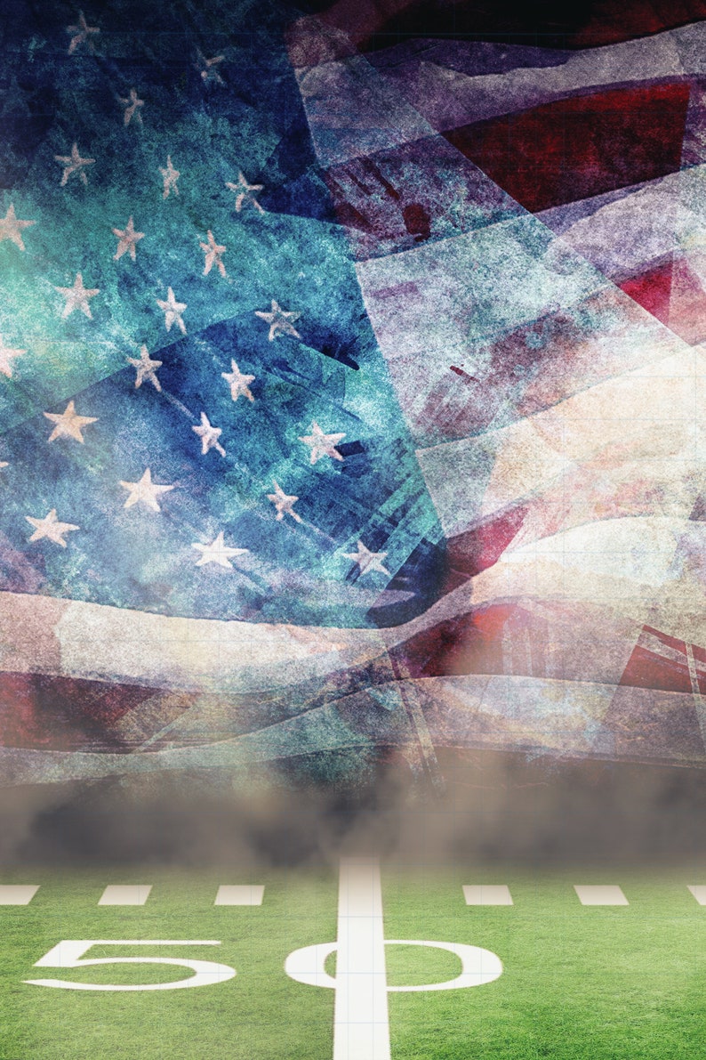 American Football Backdrop, Sport Background, Digital Backdrop ...