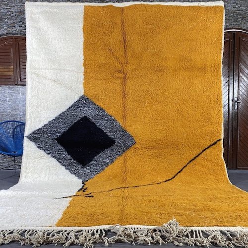 Vintage Moroccan Large Beni Ourain Rugs Carpet Berber - Etsy