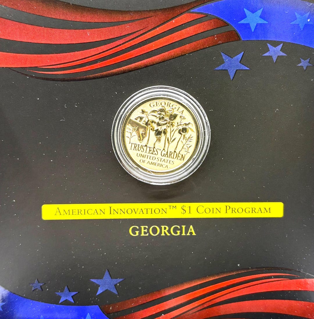 2019 American Innovations Georgia Dollar Coin Reverse Proof W/ Original ...