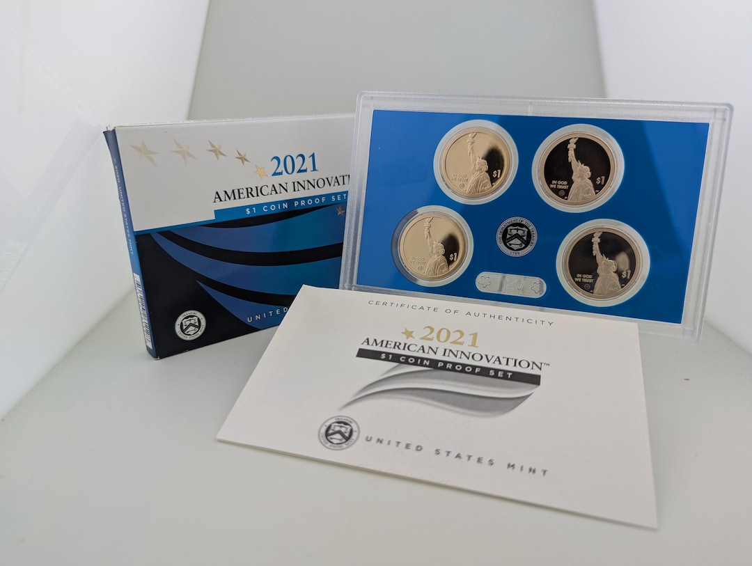 2021 American Innovations Dollar Coin Proof Set W/ Original Box | Proof ...