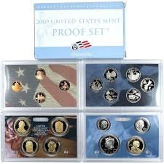 2009-S United States Mint Proof Set W/ Original Box and COA | Etsy